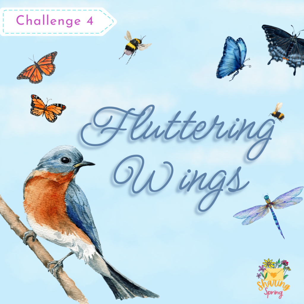 Fluttering Wings Sharing Spring - Lazy Daze Stampin'